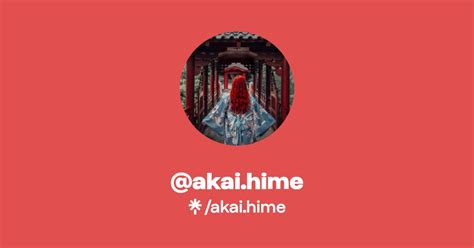 Akaihime Instagram Tiktok Twitch Linktree