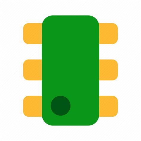 microchip electrical component chip icon download on iconfinder