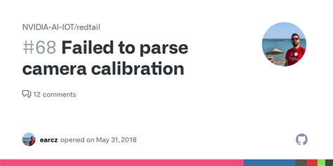 Failed To Parse Camera Calibration · Issue 68 · Nvidia Ai Iotredtail