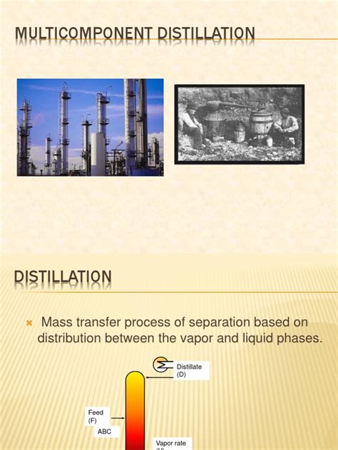 Multi Component Distillation Distillation Chemical Process Engineering