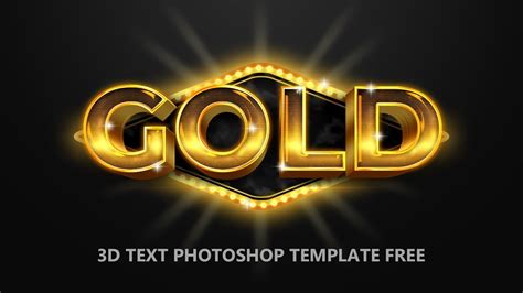 Editable 3d Text Effect In Photoshop Tutorial Easy St Vrogue Co