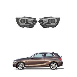 H Scheinwerfer Set Schwarz LED Facelift Design für BMW er F F bis Bj