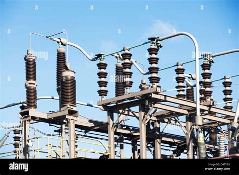 Infrastructure Of Power Grid Stock Photo Alamy
