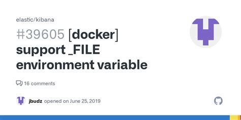 Docker Support File Environment Variable · Issue 39605 · Elastic