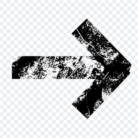 Premium Vector Grunge Arrow Pointer Vector Illustration