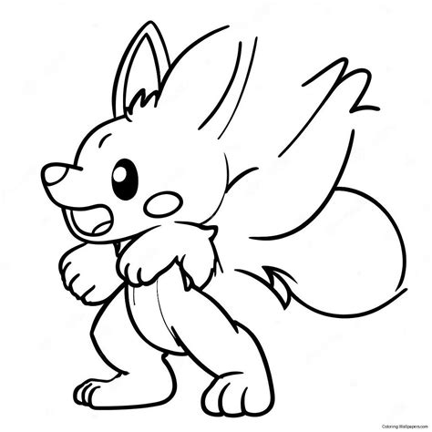 Lucario Coloring Page 12310 9667