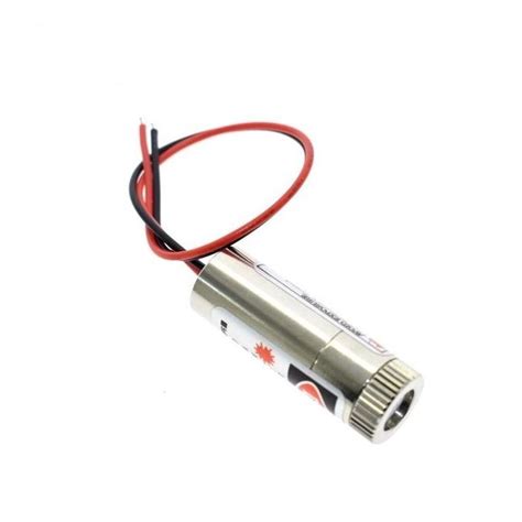 650nm laser emitter module 5vdc 5mw point flux electronix