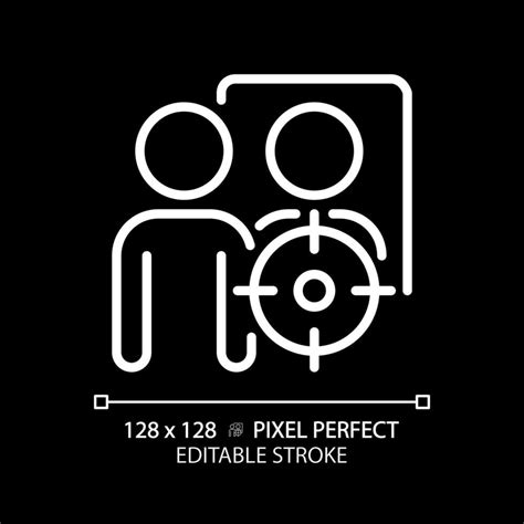 Self Pixel Perfect White Linear Icon For Dark Theme Unity Of Conscious
