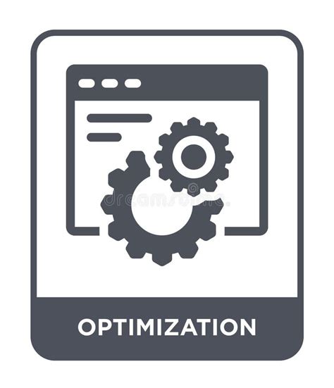 Optimization Icon In Trendy Design Style Optimization Icon Isolated On