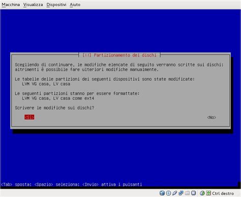 Installare Debian Configurazione Lvm Guide Debianizzati Org