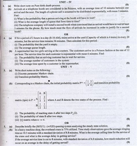 RTU Question Papers Semester CS IT Statistics Probability Theory AglaSem Institutes
