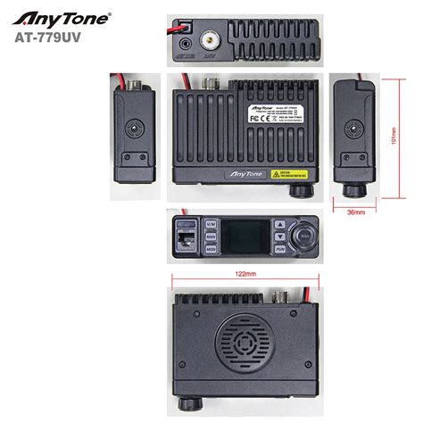 Anytone At 779uv 136 174400 480mhz 20w双频收发器移动无线电业余 Buy Gmrs移动收音机移动汽车