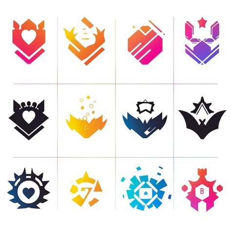 Conjunto De Logotipos Colección De Ideas De Marca Moderna Y Creativa