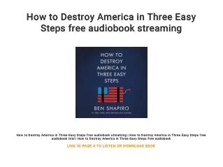 PPT - How-to-Destroy-America-in-Three-Easy-Steps PowerPoint ...