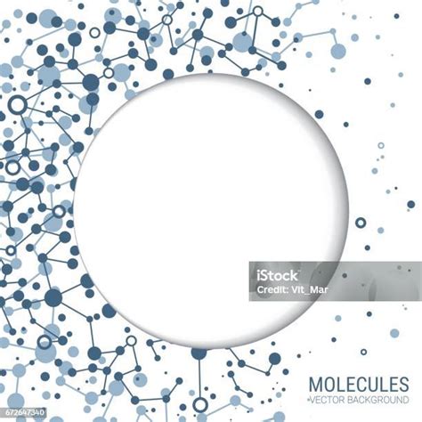 움직이는 물 분자 파란색 배경입니다 혼란스러운 입자 의학 과학 기술의 주제에 벡터 그림 웹 사이트에 대한 화면 보호기 포스터 배너 광고를 인쇄하기위한 템플릿 0명에 대한
