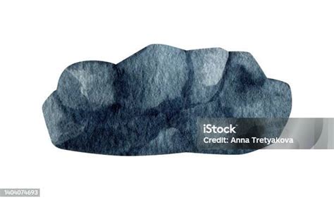 회색 바위 돌 수채화 클립 아트 0명에 대한 스톡 벡터 아트 및 기타 이미지 0명 갈색 계곡 Istock