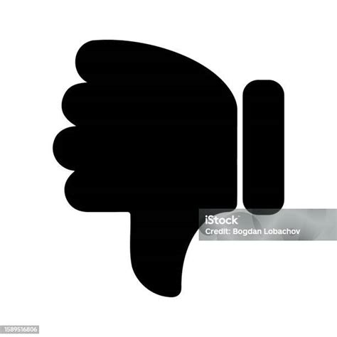 아이콘을 싫어합니다 비 승인 불만족 부정적인 피드백 엄지 손가락 아래로 비판 이의 거부 혐오 불일치 비즈니스 및 광고에 대한