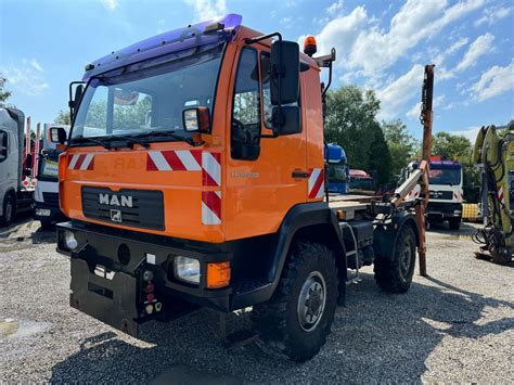 Man Le 10 220 Skip Loader 4x4 Skip Loader Truck For Sale Hungary