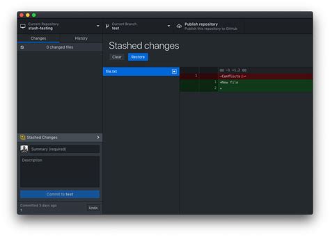 Stashing Update Button Title Of Clear Button In Stash Diff Ui · Issue