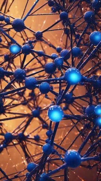 Premium Ai Image Abstract Geometric Figure Made Of Digital Particles Network Connection A