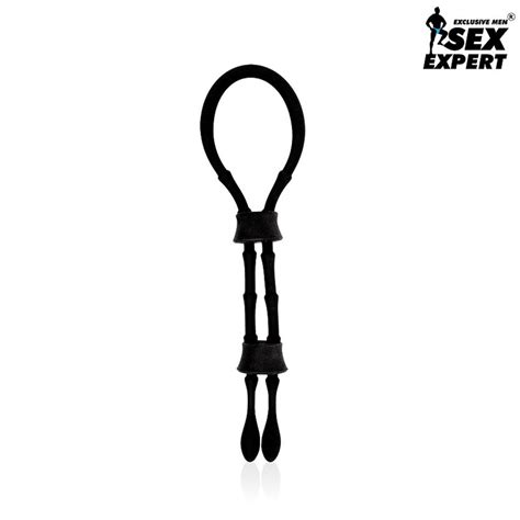Черное лассо на пенис Sexexpert Купить интимные товары в Секс шоп Олли