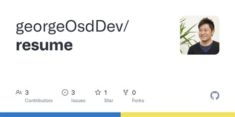 Github Georgeosddev Resume