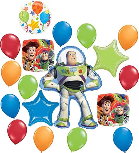 Toy Story Birthday Party Theme Buzz Lightyear Balloon Decorations Buzz Lightyear Woody Party