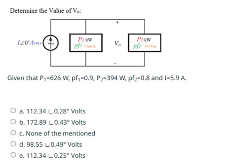 solved determine the value of v0 ﻿ given that