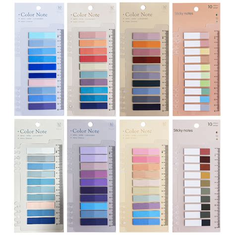 1600 Pcs Sticky Index Tabs Annotation Book Markers Tabs Writable Page Notes Tabs For