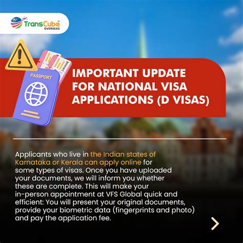 Transcube Overseas Pvt Ltd 📢 Important Update For National Visa