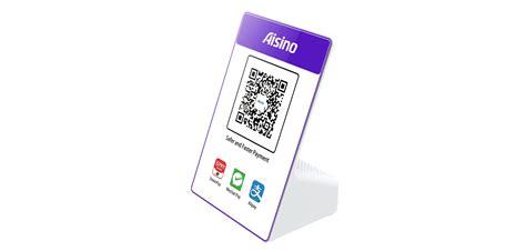 Scan Qr Code Table Stand Aisino Soundbox Q181 Payment Machine POS