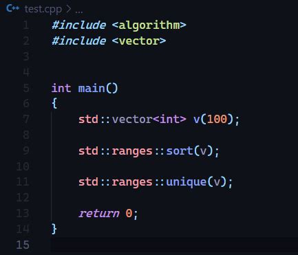 Intellisense Crash With Std Ranges Unique Issue Microsoft Vscode Cpptools GitHub