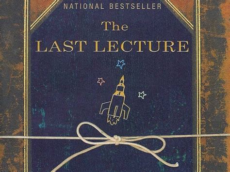 The Last Lecture Randy Pausch Pancreatic Cancer Cancer Awakens