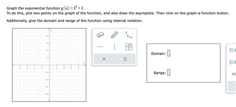 Solved Graph The Exponential Function Gx3x1 To Do This