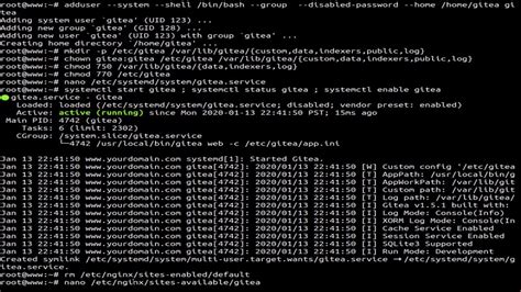 How To Install Gitea Git Service With Nginx On Ubuntu 1804 Youtube
