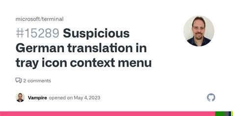 Suspicious German translation in tray icon context menu · Issue #15289 · microsoft/terminal · GitHub