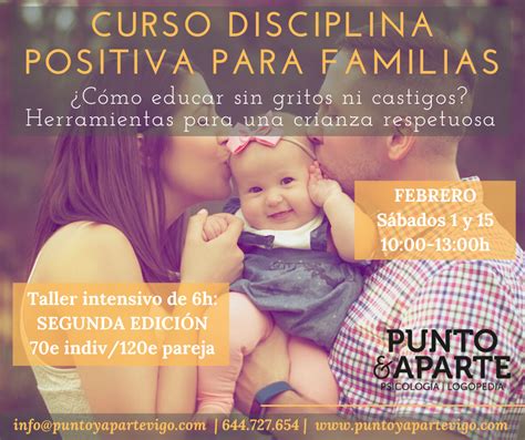 CURSO DISCIPLINA POSITIVA EDUCAR CON FIRMEZA Y CARIÑO dirigido a