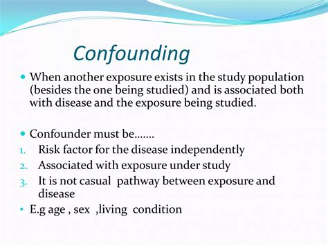 Bias And Confounding Pdf