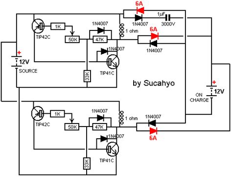 Schema De Cloture Electrique Realisée Avec 555 Et Bobine De Voiture