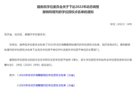 教育部公布！27个硕博点被撤销！调整名单动态