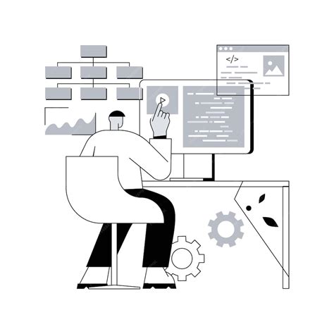 Premium Vector Cms Development Abstract Concept Vector Illustration