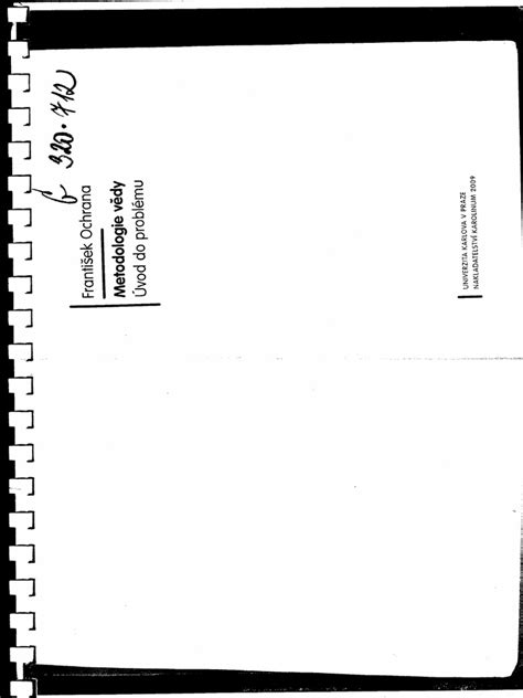 Ochrana F Metodologie Vědy 2009 Pdf