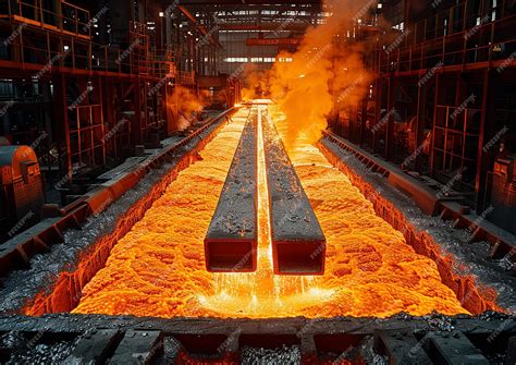 Premium Photo Heart Of A Sprawling Steel Foundry