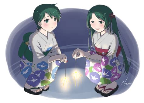 Mogami And Mikuma Kantai Collection Drawn By Naonaoeg Danbooru