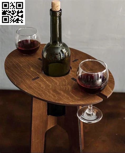 Wine And Glass Table File Cdr And Dxf Free Vector Download For Laser