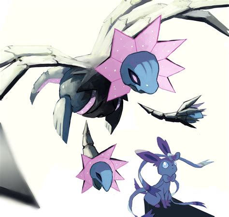 Sylveon And Iron Jugulis Pokemon Drawn By Eve Malus Danbooru