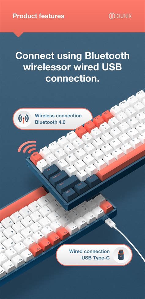 Iqunix F96 Coral Sea En