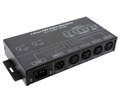 Ned DMX DMX Hub DMX Amplifier Splitter DMX Signal Repeater