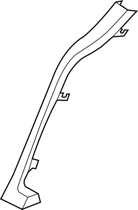 Volkswagen Cc Interior Quarter Panel Trim Panel Rear 3c88677653g4