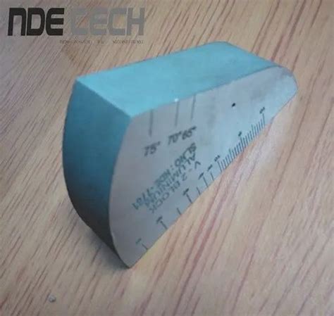 V2 A4 Calibration Block Bs 2704 Ndt Calibration Block At Rs 50